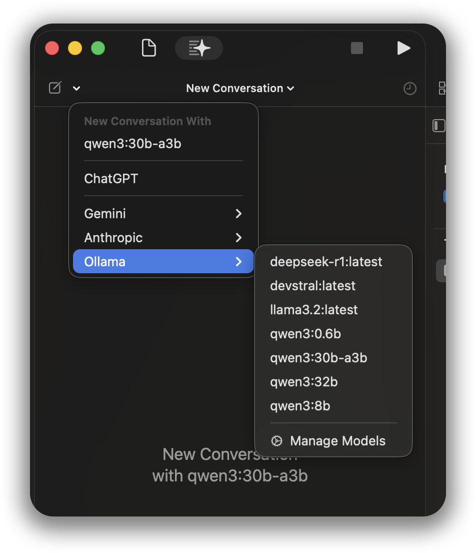 Connecting Xcode's Coding Assistant to Your Local Ollama LLMs - Ronnie Rocha - iOS Developer ...